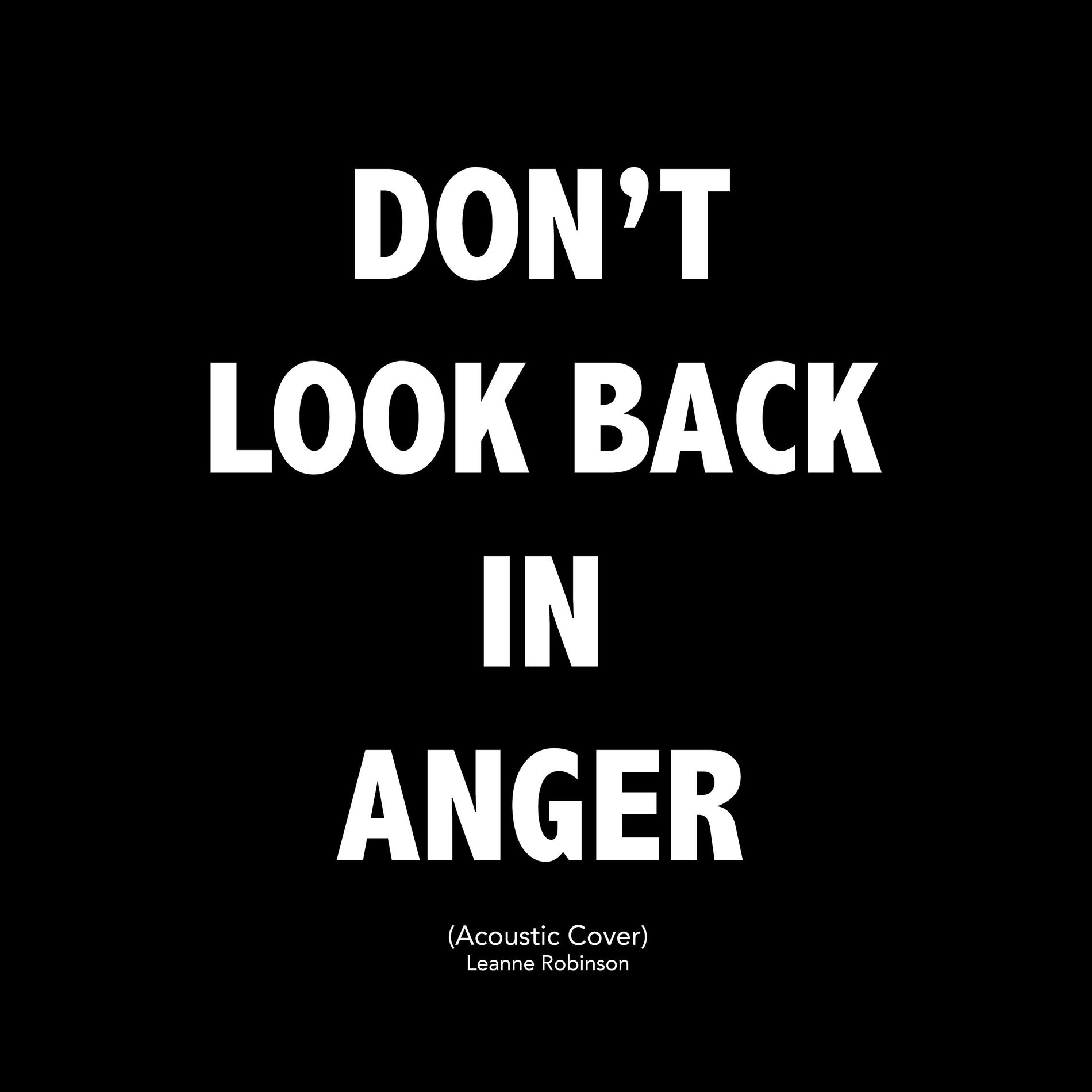 Don't Look Back In Anger 4k